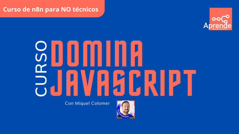 Domina javascript – Aprende n8n